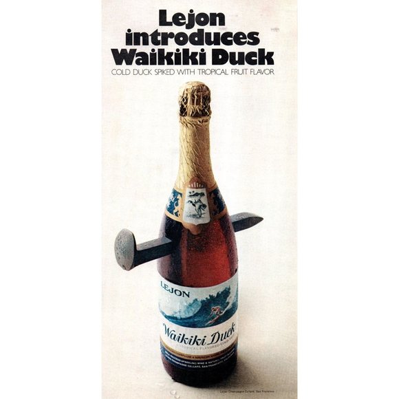 Lejon | Art | 97 Lejon Waikiki Duck Beer Vintage Print Ad Railroad ...